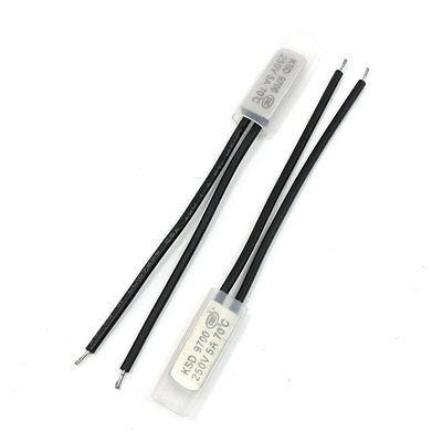 China KSD9700 110C N.C Bimetal Temperature Switch Thermal Protector 250V 6A Motor Protector for sale