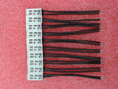 China KSD9700 100C N.C Bimetal Temperature Switch Thermal Protector 250V 10A for Thermal Appliances for sale