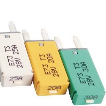 China Automatic Reset Thermostatic Switch DC Circuit Breaker Single Pole 5A 28Vdc MINI 21X for sale