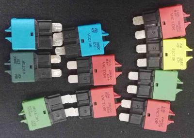 China Manual Reset Thermostatic Switch 15A 14Vdc DC Circuit Breaker 20A 14Vdc 5A 28Vdc for sale