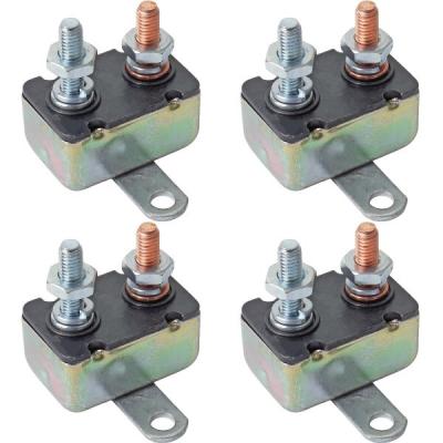 China Automatic / Modified / Manual Type 50Amp 12V - 24V DC Motor Circuit Breaker Metal Housing for sale