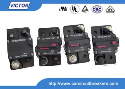 China Manual Bussmann Circuit Breaker , 12V 12 Volt DC Circuit Breaker for sale