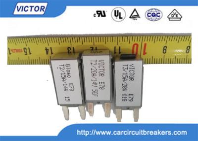 China 6A 5A 120Vac 24VdcThermal Fuse Color Code Normally Closed Thermal Protector for sale