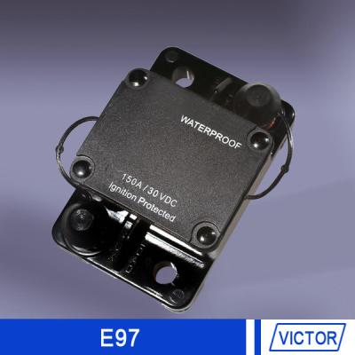 China 25A - 150A Waterproof car audio circuit breaker 24v Self-Testing & Manual Override for sale