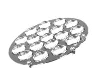 China 7 Degree PC Round Headlight Lens , Multipurpose Round LED Module for sale