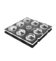 China Optical Grade PC LED Light Lens with 93% Transmittance and Type III-M Beam Angle for LED Lighting for sale