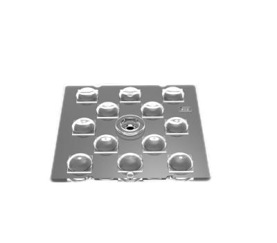 China 120 Degree Beam Angle LED Lens with 3030 Chips and Plano-concave Structure for Outdoor Lighting for sale