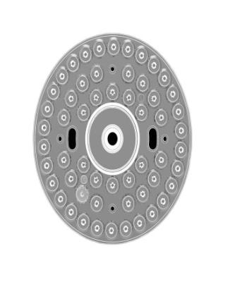 China SMD 2835 3030 Circular LED Module , 170 Degree Ceiling Light Lens Cover for sale