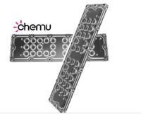 China Symmetric 28 In 1 High Bay Lens , 90 Degree IP65 LED Flood Light Lens for sale