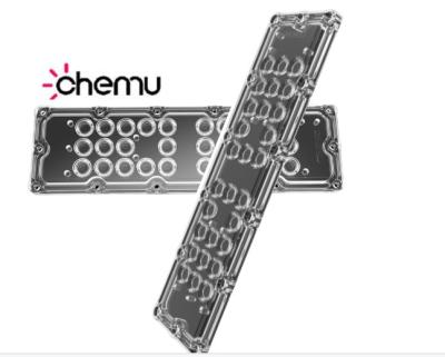 China Symmetric 28 In 1 High Bay Lens , 90 Degree IP65 LED Flood Light Lens for sale