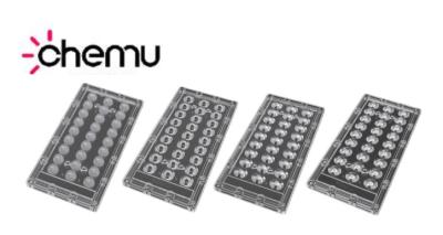 China 210x104mm 4x3030 LED Light Lens with 92% Efficiency for High Bay and Street Lighting for sale