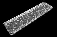 China Transmittance94% PC Material LED Lens Array Rectangular Pattern75*150Degree For 3030 Chips for sale