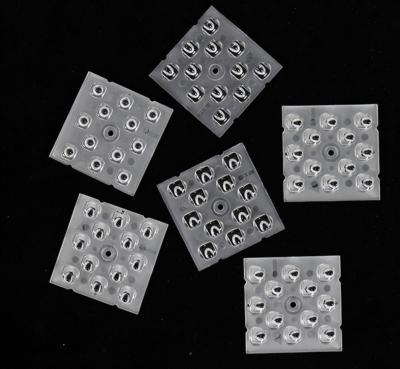 China 12in1 High Power 50x50MM Multi Lens Array Optical LED Lens for LED Street Light for sale