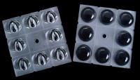 China SMD5050 (1-3W/Chip) Arrays PC Led Lens Precision Optical Lens Manufacturers Factory for sale
