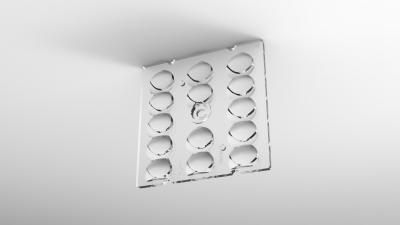 China SMD 3030 LED Street Light Lens 50x50mm Type IV-S for Highway and Roadway Lighting for sale