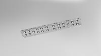 China SMD 3030×4 LED Module Lens, 60° Beam Angle with Gasket & PCB for Flood Light for sale