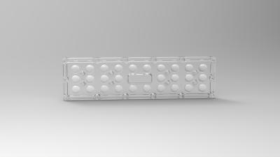 China SMD 3030×4 LED Module Lens 70 Degree Beam Angle with Gasket PCB for Outdoor Flood Light for sale
