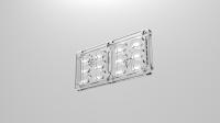 China 12-in-1  Street Light Lens (TP3 Beam Angle) with Rubber Gasket & PCB Board, for 3030/5050 LEDs for sale