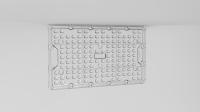 China Moistureproof Durable LED Lens Array 80x150mm, 144 In 1 Multi Module Optical Lenses for sale