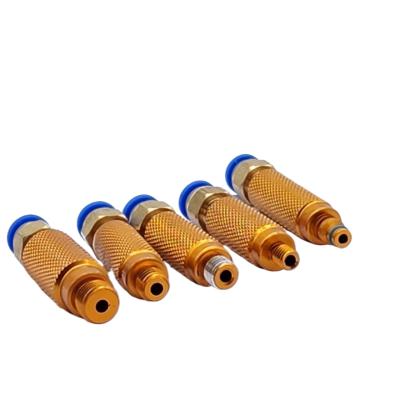 China JR-OJ01 External Injector Oil Return Connector - 5-Piece Set for Common Rail Diesel Engine Diagnostic Testing for sale