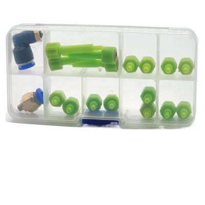 China JZHY Common Rail Injector Return Pipe Connector 20×8×6 cm Green Plastic Automotive Repair Tool for sale