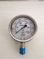 China Digital Pressure Detector Gauge for Liquid Oil Water Gas - 0-100 PSI Range with Industrial Thread Connection for sale