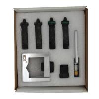 China Universal Diesel Common Rail Injector Clamp Tool with 14mm and 17mm Fuel Nozzle Connector Adaptor for Professional Repair for sale