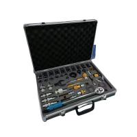China 42 Piece Diesel Fuel Injector Nozzle Repair Tool Kit Stainless Steel Disassembly Set for sale