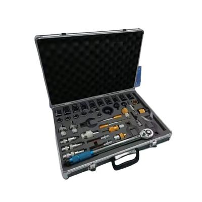 China 42 Piece Diesel Fuel Injector Nozzle Repair Tool Kit Stainless Steel Disassembly Set for sale