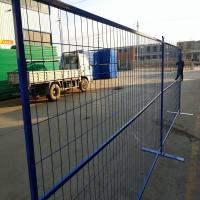 China Metal Frame 6 feet * 10 feet Canada Style Portable Temporary Fence Panel for Outdoor for sale