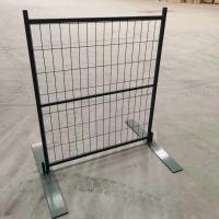 China Powder Coated Portable Galvanized Canada Temporary Fence Panels 50mmx100mm Hole Size for sale