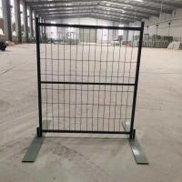 China Powder Coated Portable Galvanized Canada Temporary Fence Panels 50mmx100mm Hole Size for sale