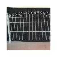 China 2D fence Twin wire fence welded Wire Mesh 868 Double Wire Fencing top with arch for sale