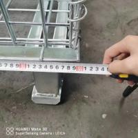 China 1000-1500 Kgs Capacity Custom Industrial Storage Stackable Foldable Wire Mesh Containers Collapsible Pallet Cage for Auto parts for sale