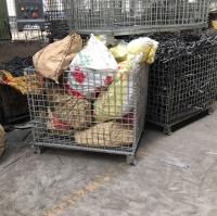 China 1000-1500 Kgs Capacity Custom Industrial Storage Stackable Foldable Wire Mesh Containers Collapsible Pallet Cage for Auto parts for sale