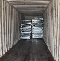 China 1000kgs Capacity Industry Warehouse Foldable Steel Pallet Baskets Wire Mesh Container for sale
