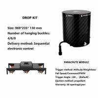 China Heavy Duty Drone With Payload RTK Transportation UAV Professional Camera 10km Drones for sale