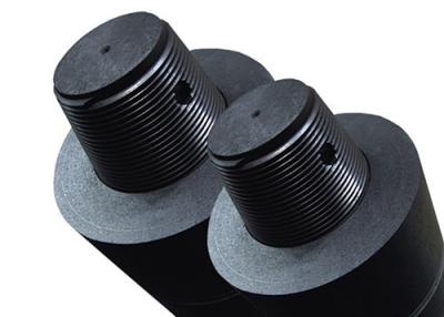 China RP/SHP/HP/UHP 300/450/500/600mm graphite electrode for Iron melting LF EAF and Refining for sale