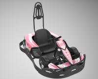 China Kids Electric Go Kart with 4 Wheels , Single Hydraulic Disc Brake Pedal Go Kart for sale