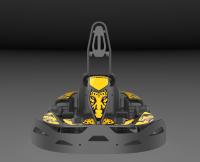 China Kids Electric Go Kart with 4 Wheels , Single Hydraulic Disc Brake Pedal Go Kart for sale