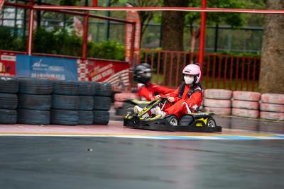 China 4130CrMo Frame Kids Electric Go Kart Racing Par Cross Front Wheels 3.5kw for sale