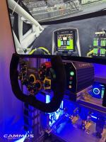 China Racing Car Gaming Driving Simulator with Wheel And Pedals Sim Stand for sale