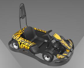 China 750w Adult Mini Go Kart , Pedal Karting Electric Go Kart For Kids for sale