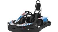 China Indoor 2.54Nm Four Wheel Go Kart 43mm Terrain Clearance Alloy Steel Frame for sale