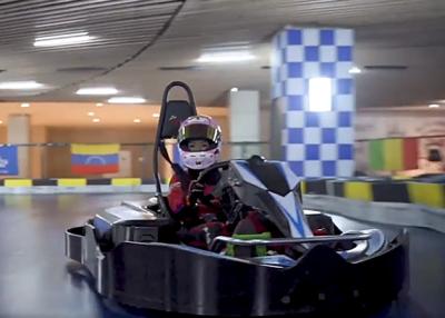 China Collision Proof Mini Racing Go Karts 540w/H Lithium Battery Childs Go Cart for sale
