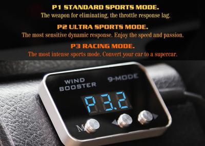 China Plug And Play ECU Car Throttle Controller Racing Mode With OLED Lighting for sale