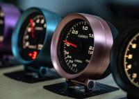 China Battery Voltage Racing Car Gauge Meter Aluminum Ring 9 Colors for sale