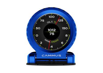 China Universal 60mm LCD Car Gauge Meter 9 Colors Metal Appearance for sale