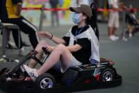 China 2.54Nm Servo Motor Ride On Electric Drift Go Kart With 2H Full Power Running for sale