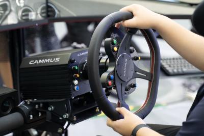 China Cammus Direct Drive Race Game Cockpit With Adjustable Angle Pedal for sale